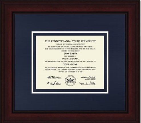 Penn State Diploma Frame - Etsy