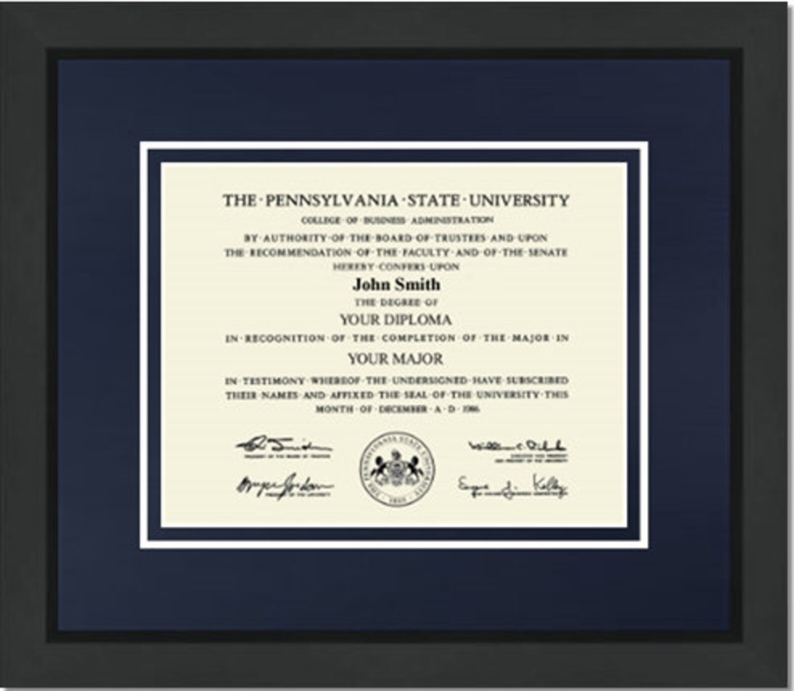 Penn State Diploma Frame - Etsy