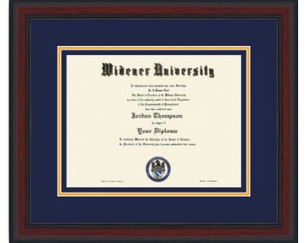 PITT University of Pittsburgh Diploma Frame for 2 Degrees - Etsy