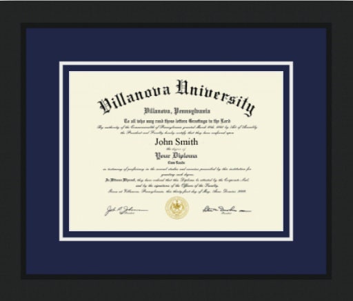 Villanova University Diploma Frame - Etsy