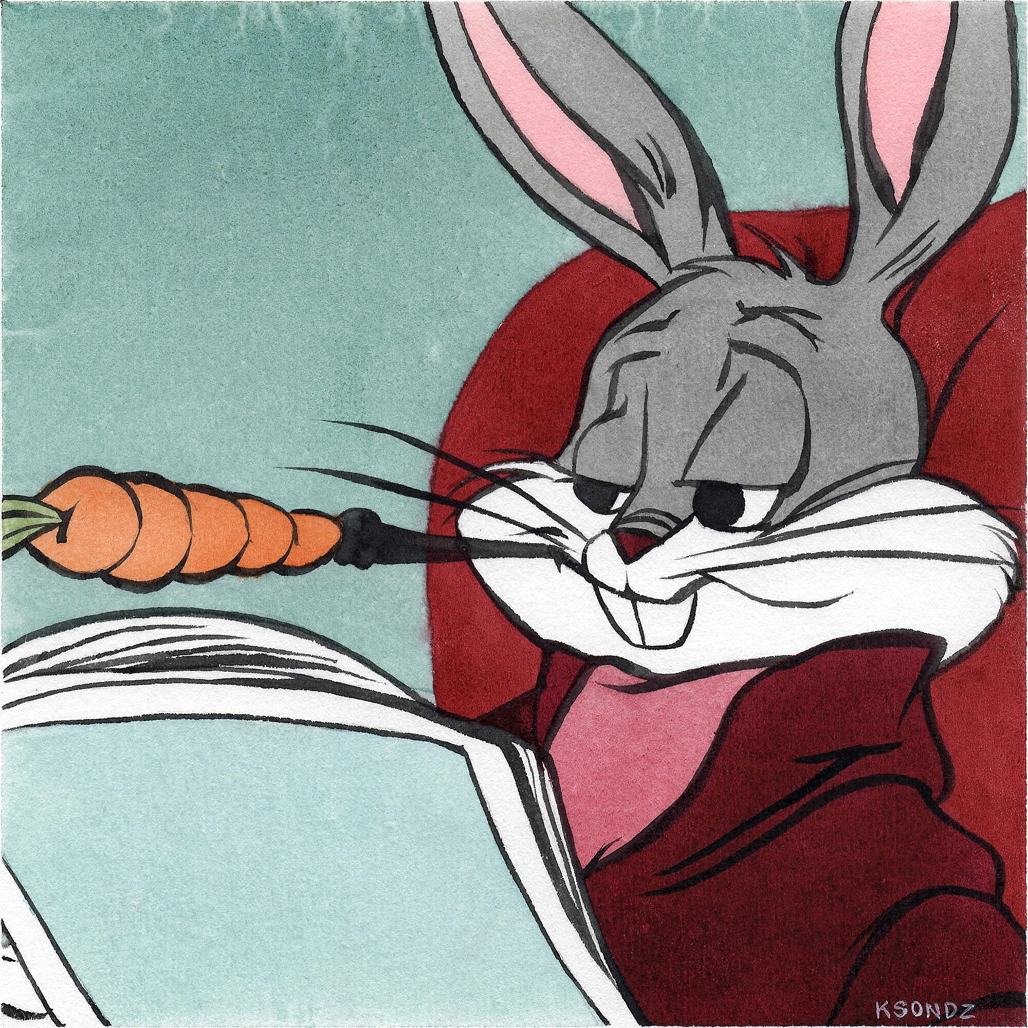 Watercolor Comics Digital, 90's Retro Cartoons, Bags Banny, Looney ...