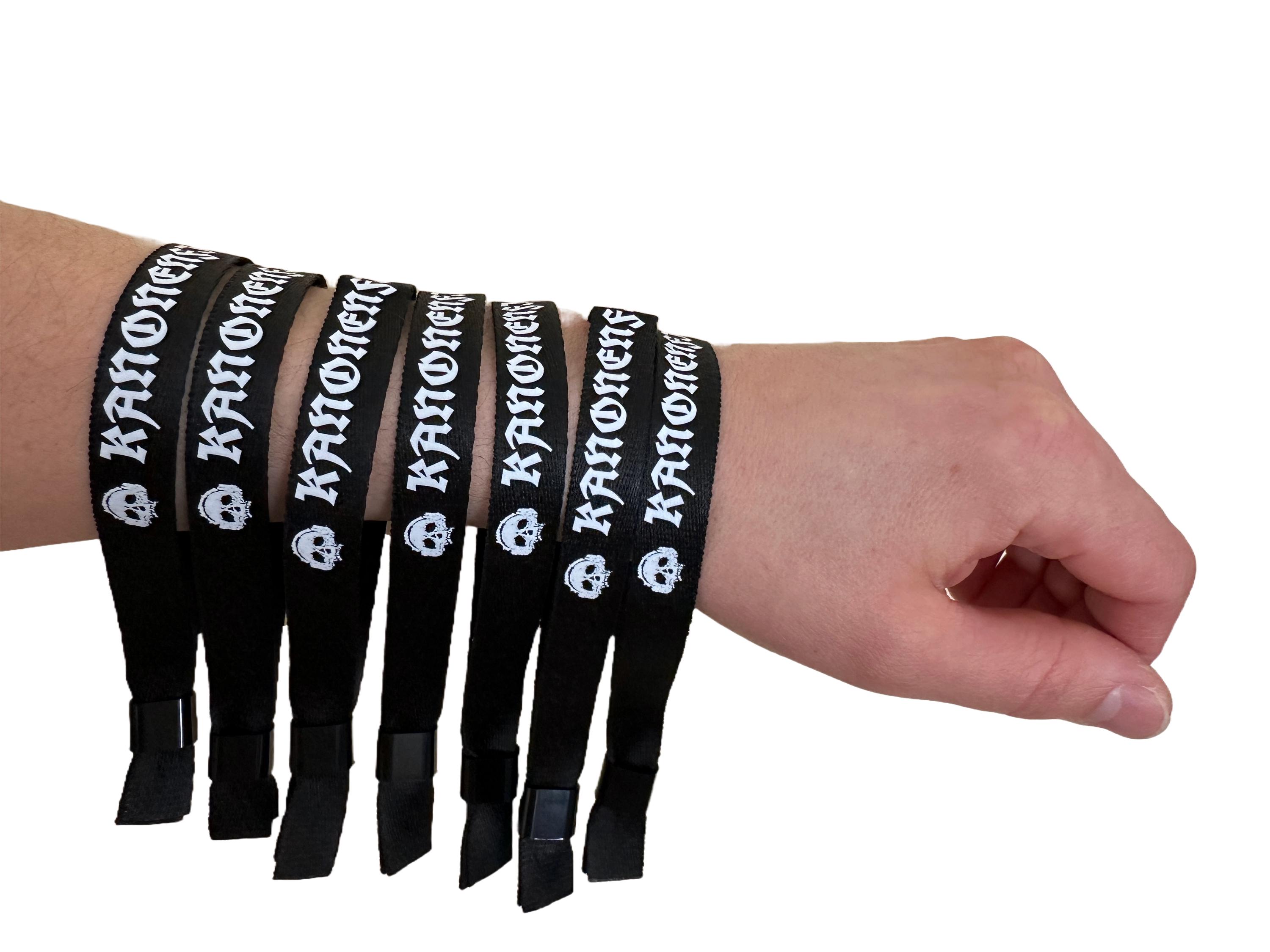 Custom Festival Wristbands - Fabric Security Bracelets for Events ...