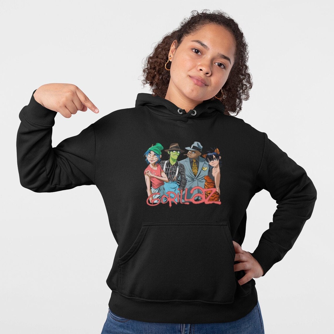 The Gorillaz merch poster hoodie shirt clothing print merch | Etsy