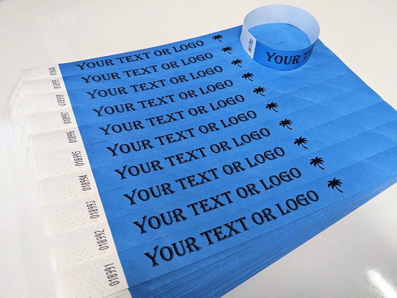 100pcs. Custom Festival Event Bracelet Wristbands Wedding | Etsy