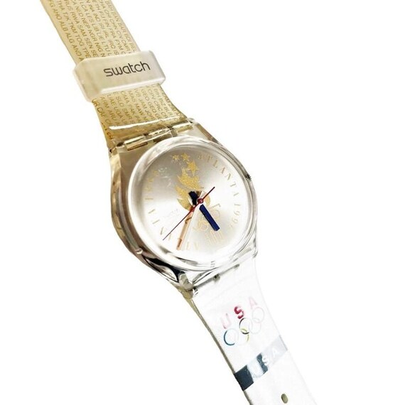 Vintage Swatch Swiss Atlanta 1996 Olympic Games GZ150… - Gem