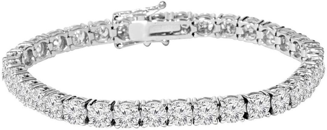 5 Carat Diamond Tennis Bracelet In 14k White Gold G Color Si2 Clarity