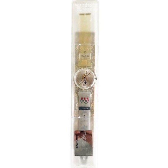 Vintage Swatch Swiss Atlanta 1996 Olympic Games GZ150… - Gem