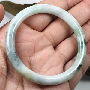 55.2mm Tri-color Apple and Emerald Green With Bluish Gray and - Etsy