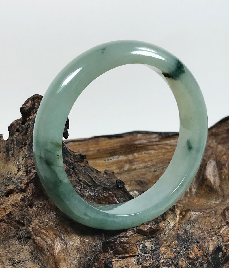 51.3mm Icy Apple and Emerald Green Untreated Burmese Grade A | Etsy