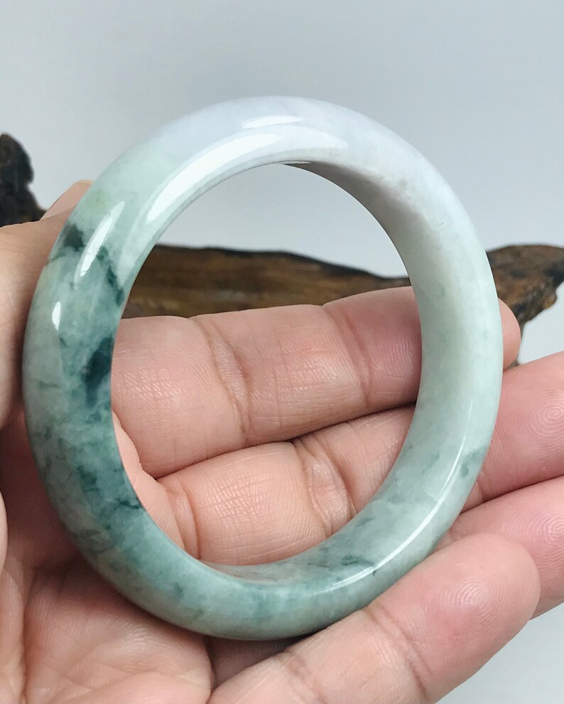 54.8mm Apple and Emerald Green With Milky White Untreated - Etsy