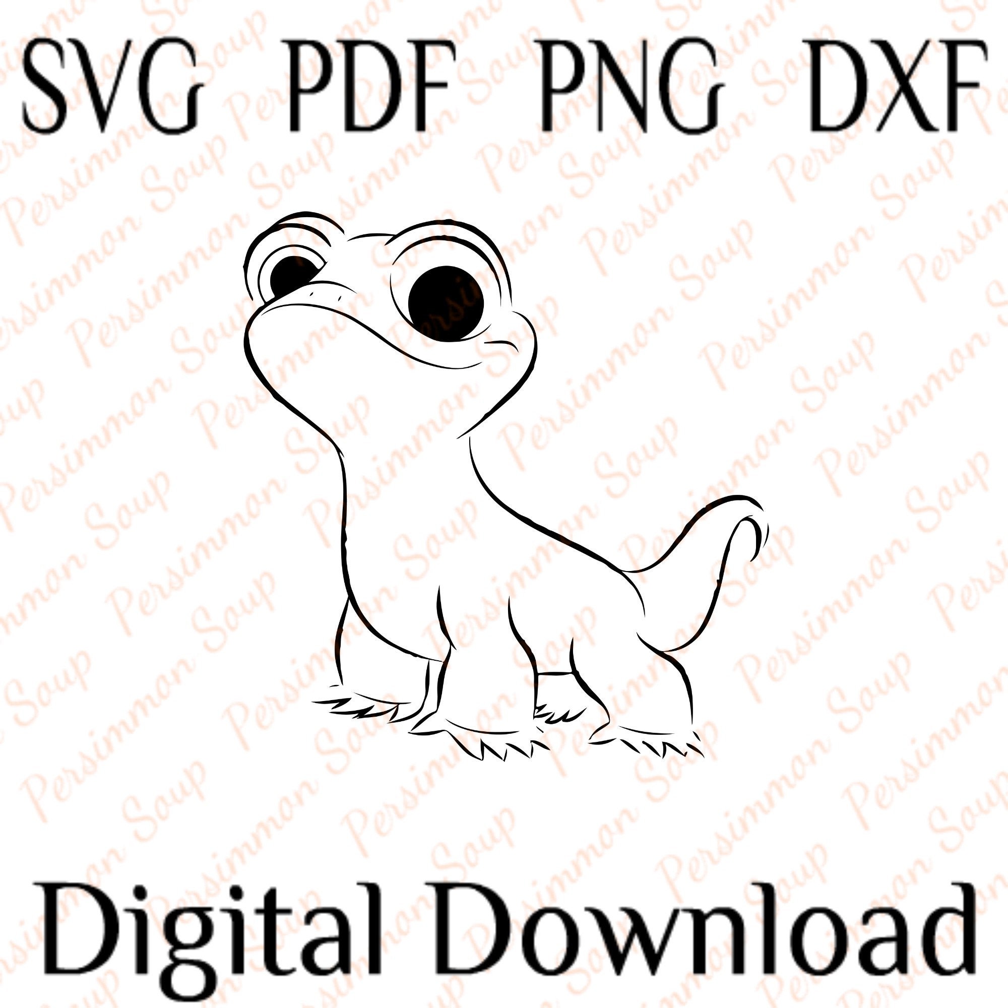 Frozen 2 SVG Bruni SVG Disney htv Layers Digital Download - Etsy España