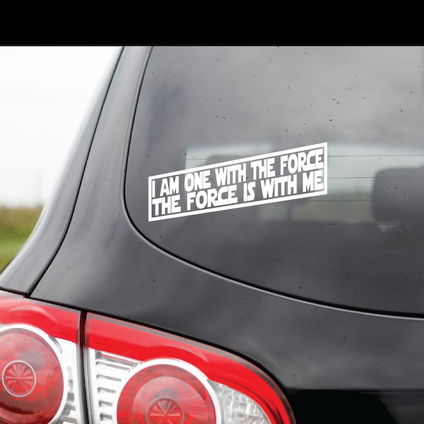 One With the Force Sticker - Etsy