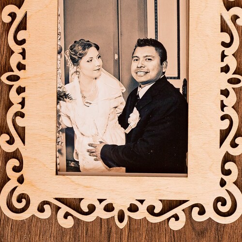 Photo Frame. Laser Cut Files SVG DXF CDR Vector Plans Files - Etsy