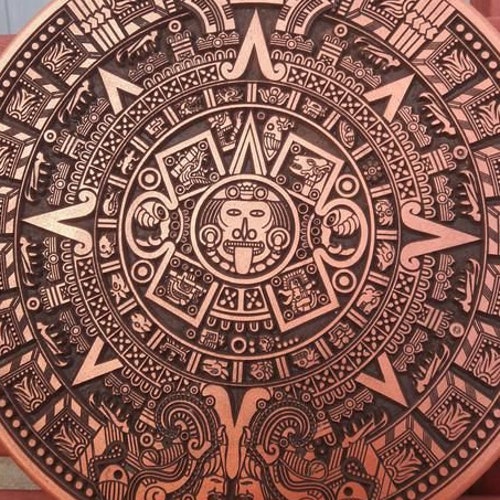 Aztec Calender. Laser Cut Files SVG DXF CDR Vector Plans | Etsy