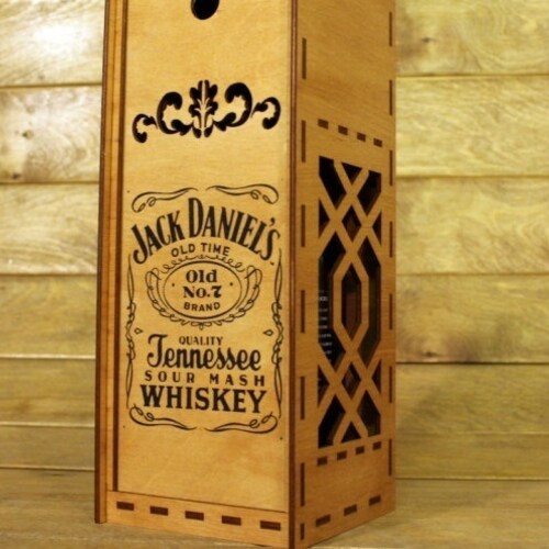 Whisky Wooden Box for Llittle Bottle.cdrdxfsvg for - Etsy