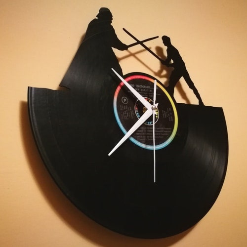 Vinyl Record Wall Clock.laser Cut Files SVG DXF CDR Vector - Etsy