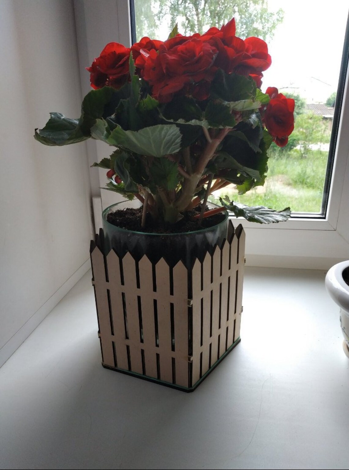 Flower Pot.laser Cut Files SVG, DXF, CDR, Vector Plans Glowforge Files ...