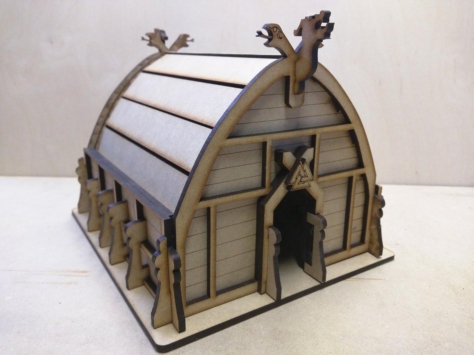 Viking House.laser Cut Templates. File for Cnc. Ai, Cdr, Svg, Eps,dxf ...