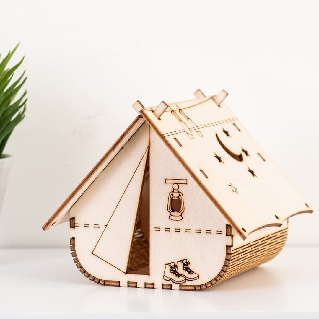 Night Light Lamp.laser Cut Files SVG DXF CDR Vector Plans, Files ...