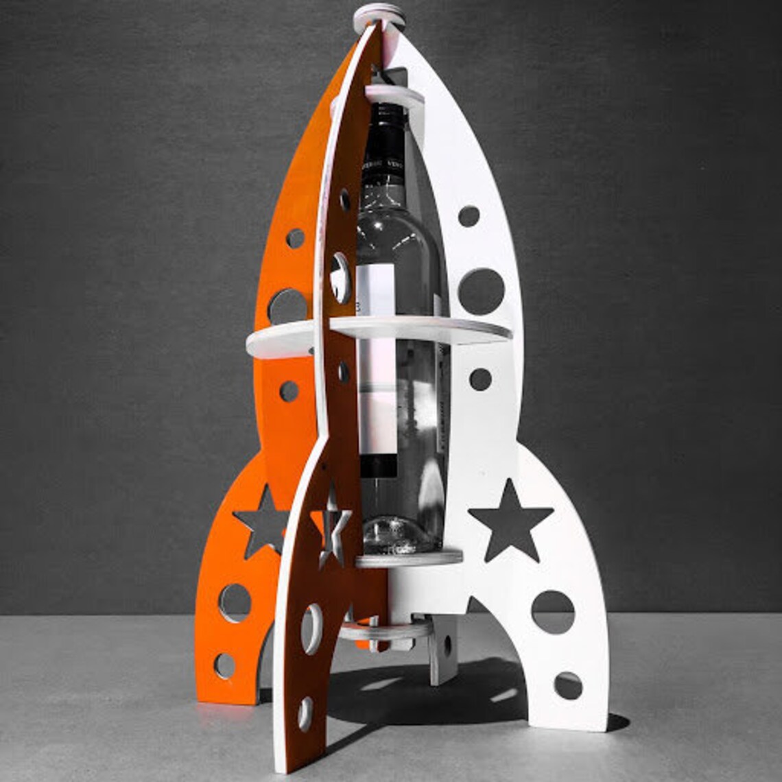 Mini bar raket. Vector dxf, cdr,svg voor CNC, vectorbestand, digitale ...