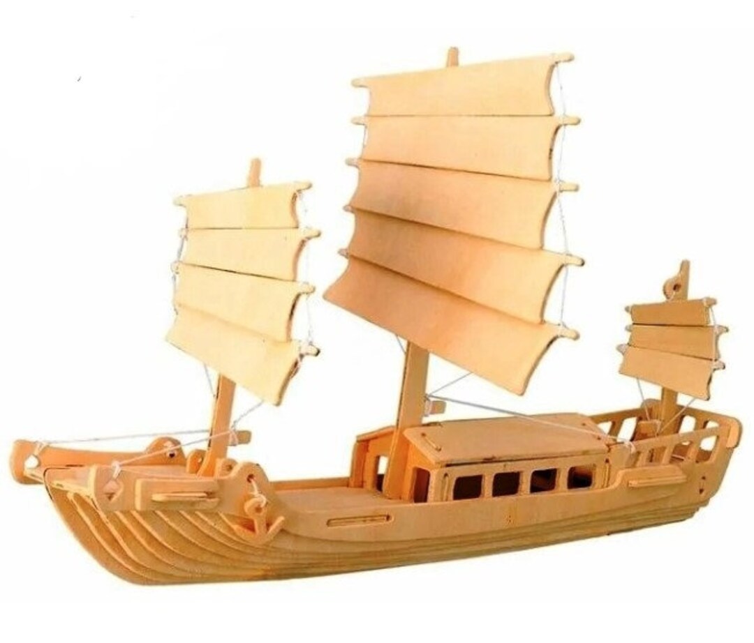 Venetian Boat Puzzle.laser Cut Files SVG, DXF, CDR, Vector Plans. Files ...