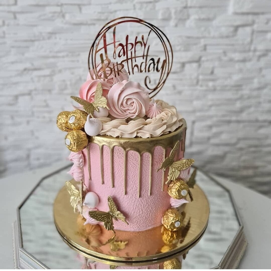 Laser Cut Happy Birthday Cake Topper. Happy Birthday Vector. Happy ...