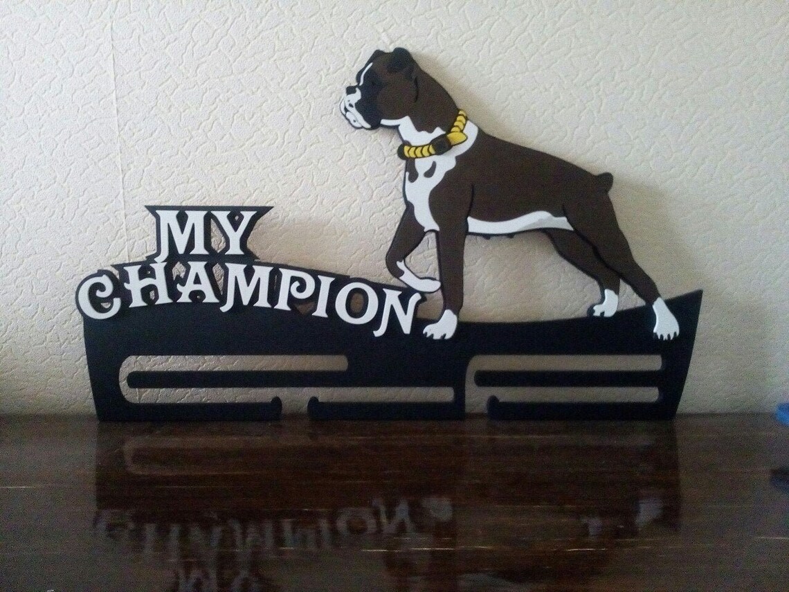 Dog Medal Holder.laser Cut Files CDR Vector Plans Files - Etsy