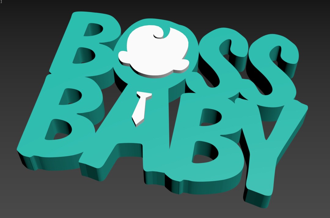 Boss Baby Decoration.laser Cut Files SVG, DXF, CDR, Vector Plans ...