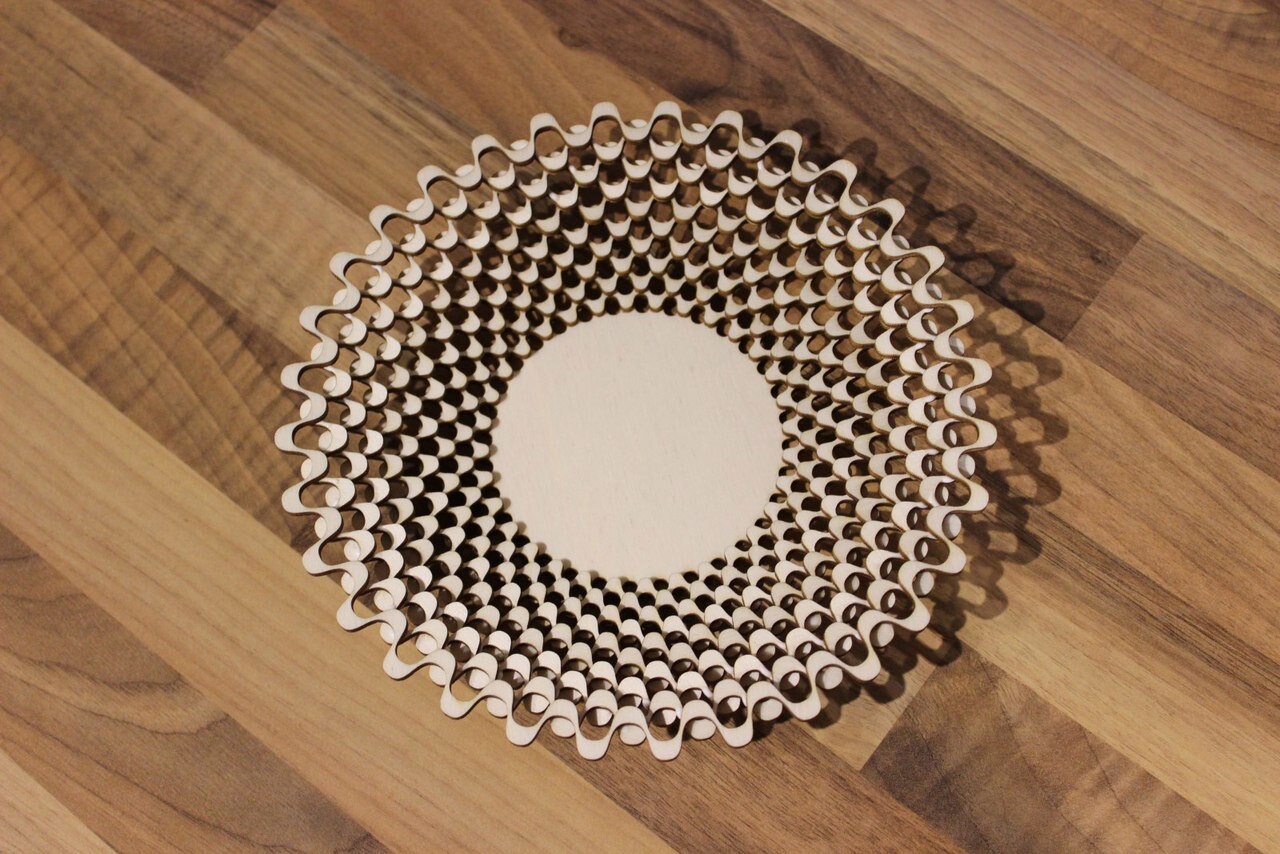 Overlap Bowl. Laser Cut Files SVG DXF CDR Vector Plans | Etsy