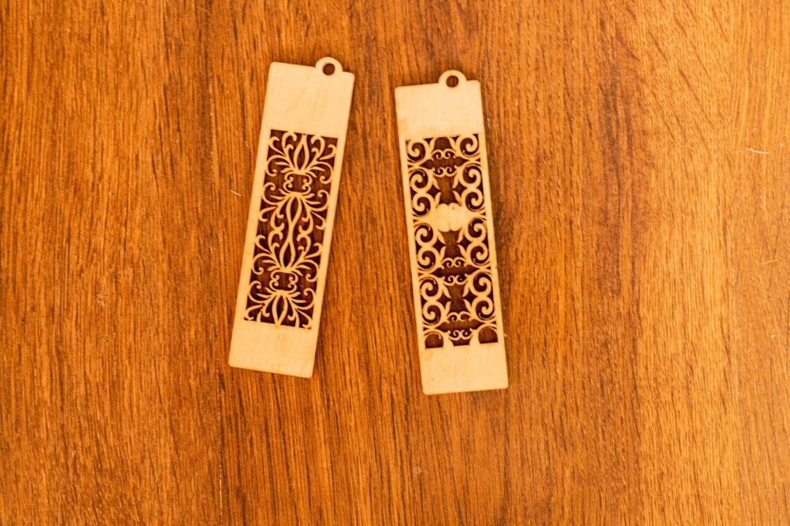 Bookmark Vector Laser Cut File. Laser cut files SVG DXF CDR | Etsy
