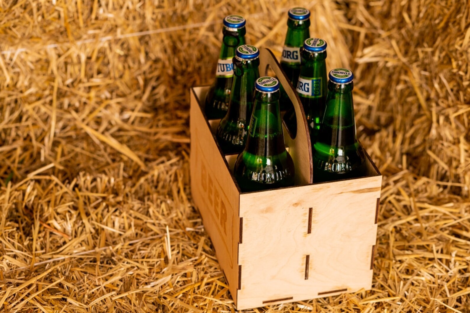 Beer Holder Box, Laser Cut Vector, Instant Download, Laser Cut Pattern ...