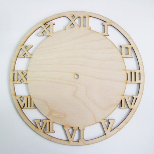 Wall Clock. Laser Cut Vector DXF Cnc Files Lasercut - Etsy