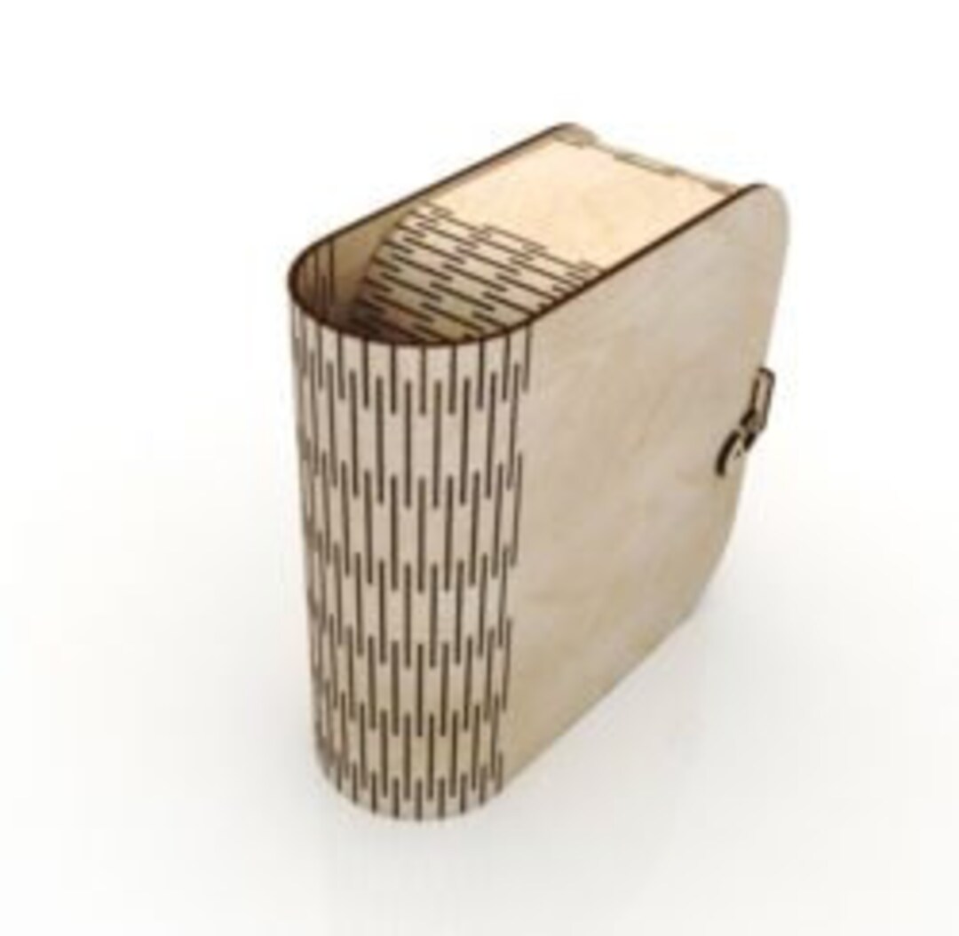 Box With Lock.laser Cut Files SVG, DXF, CDR, Vector Plans Glowforge ...