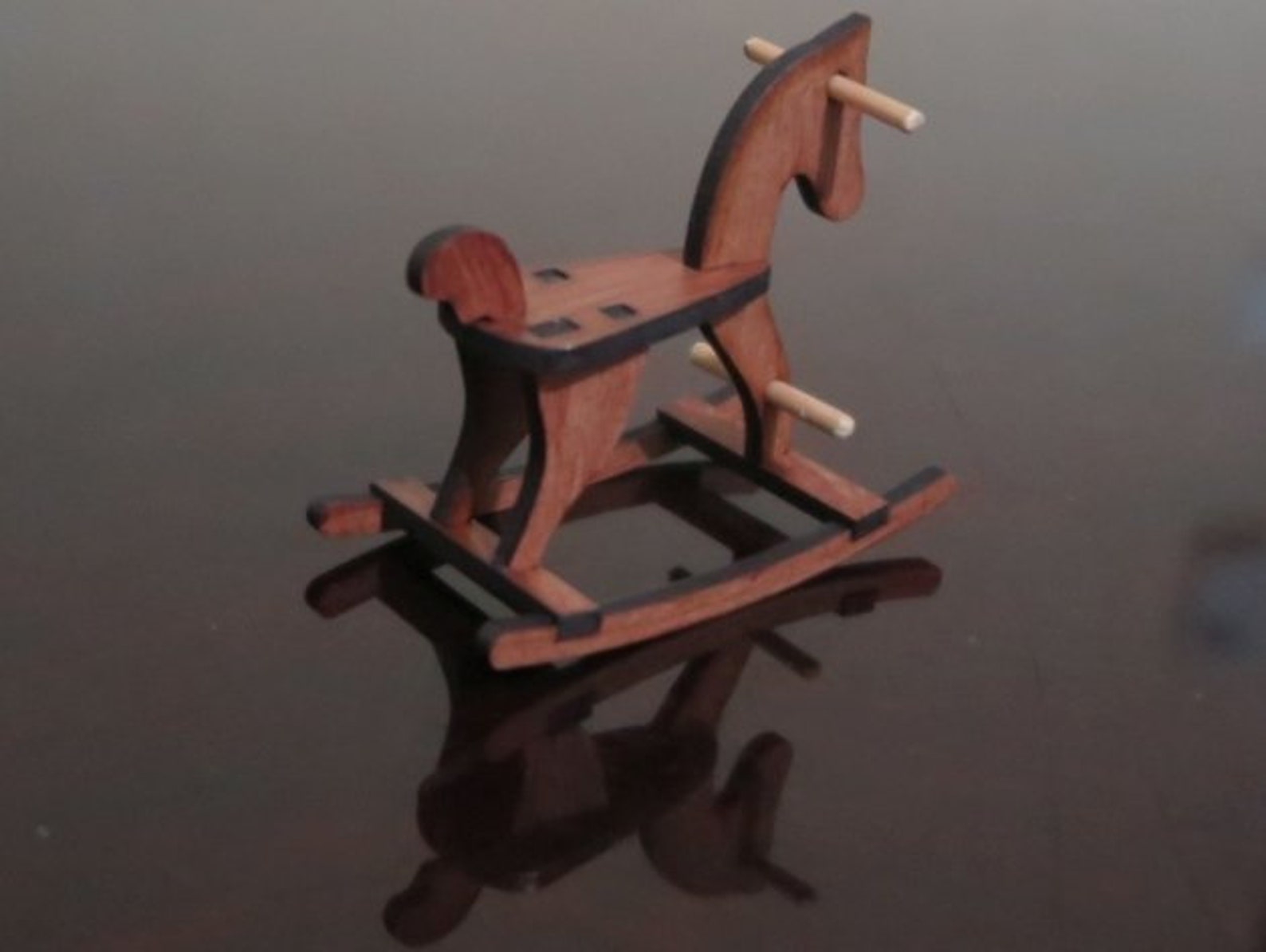 Rocking Horse.laser Cut Files SVG DXF CDR Vector Plans - Etsy