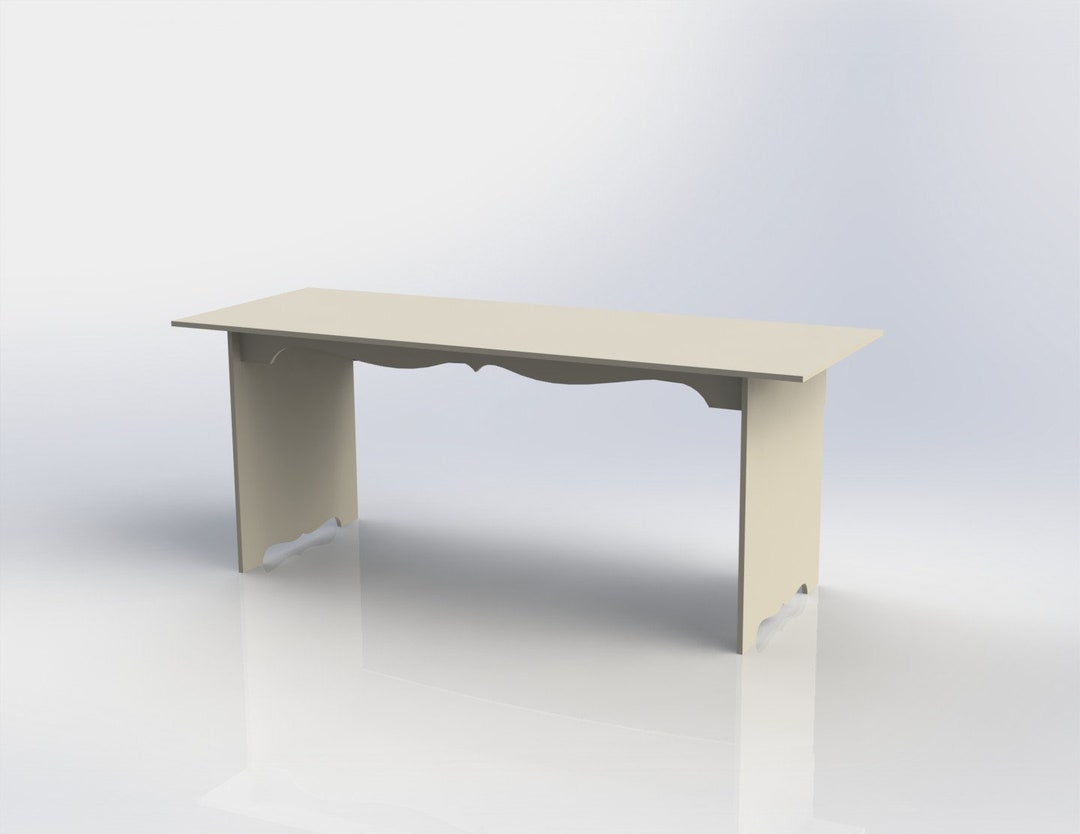 Bench. Table.laser Cut Files SVG DXF CDR Vector Plans, Files Instant ...
