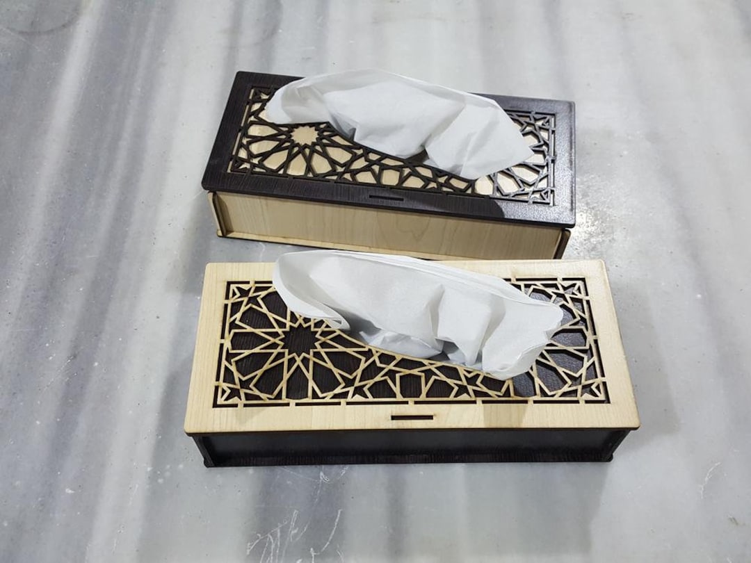 Tissue Box.laser Cut Files SVG, DXF, CDR, Vector Plans Glowforge Files ...
