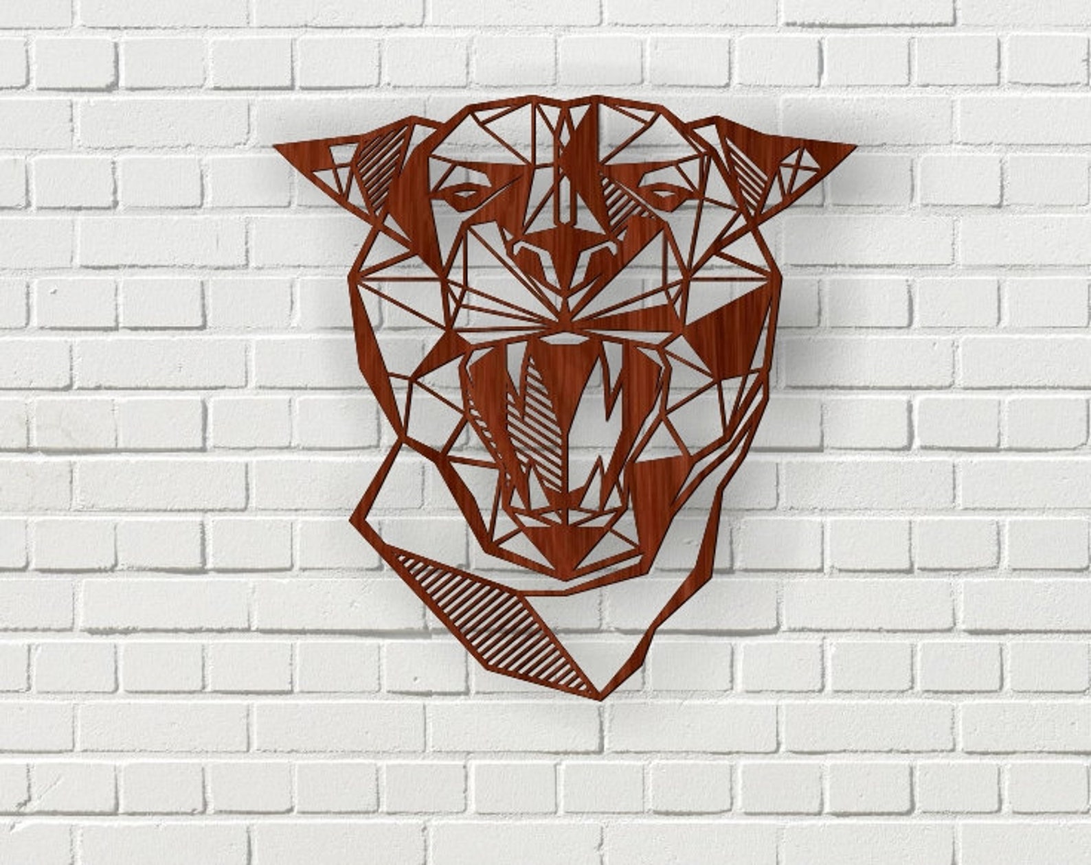 Puma Head Decor. Art.vector Dxf Cdrsvg for Cncvector File - Etsy