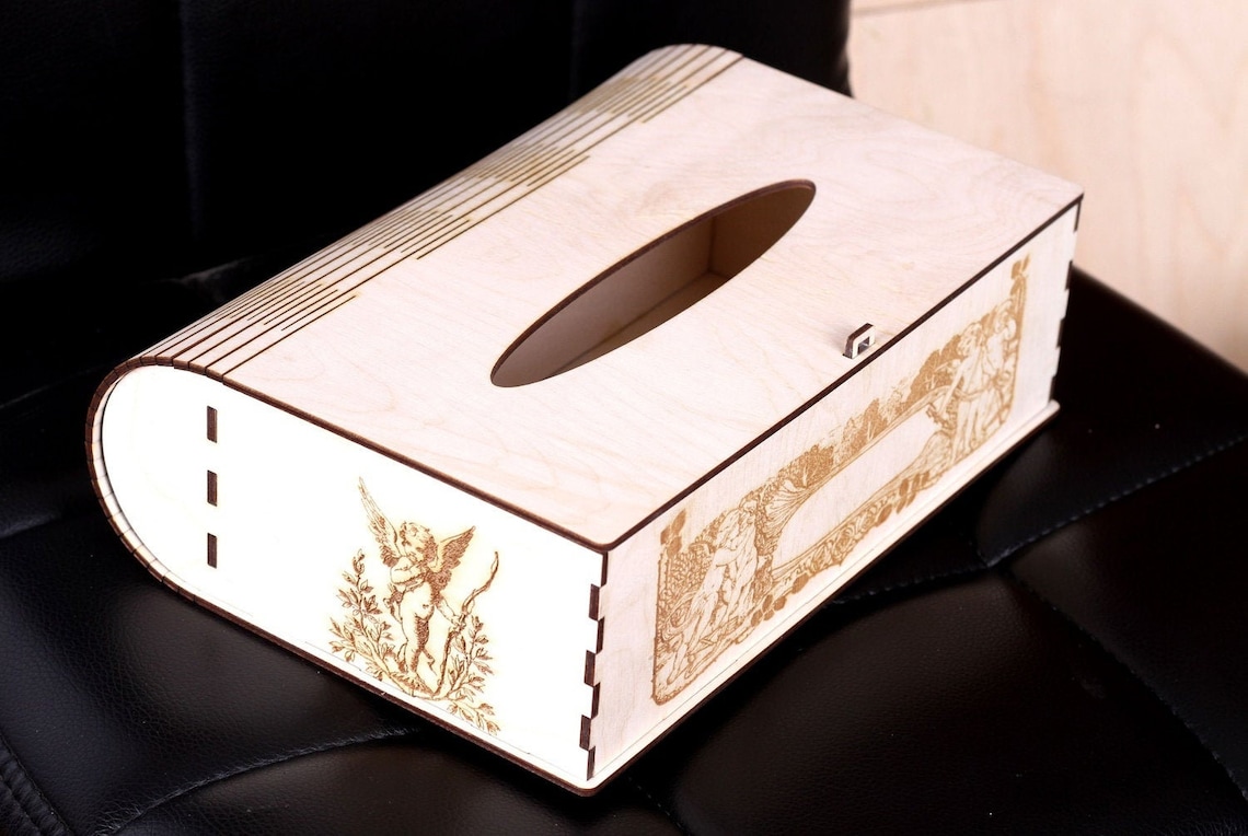 Tissue Box. Vector Dxf, Cdr,svg for CNC, Vector File, Digital Vector ...