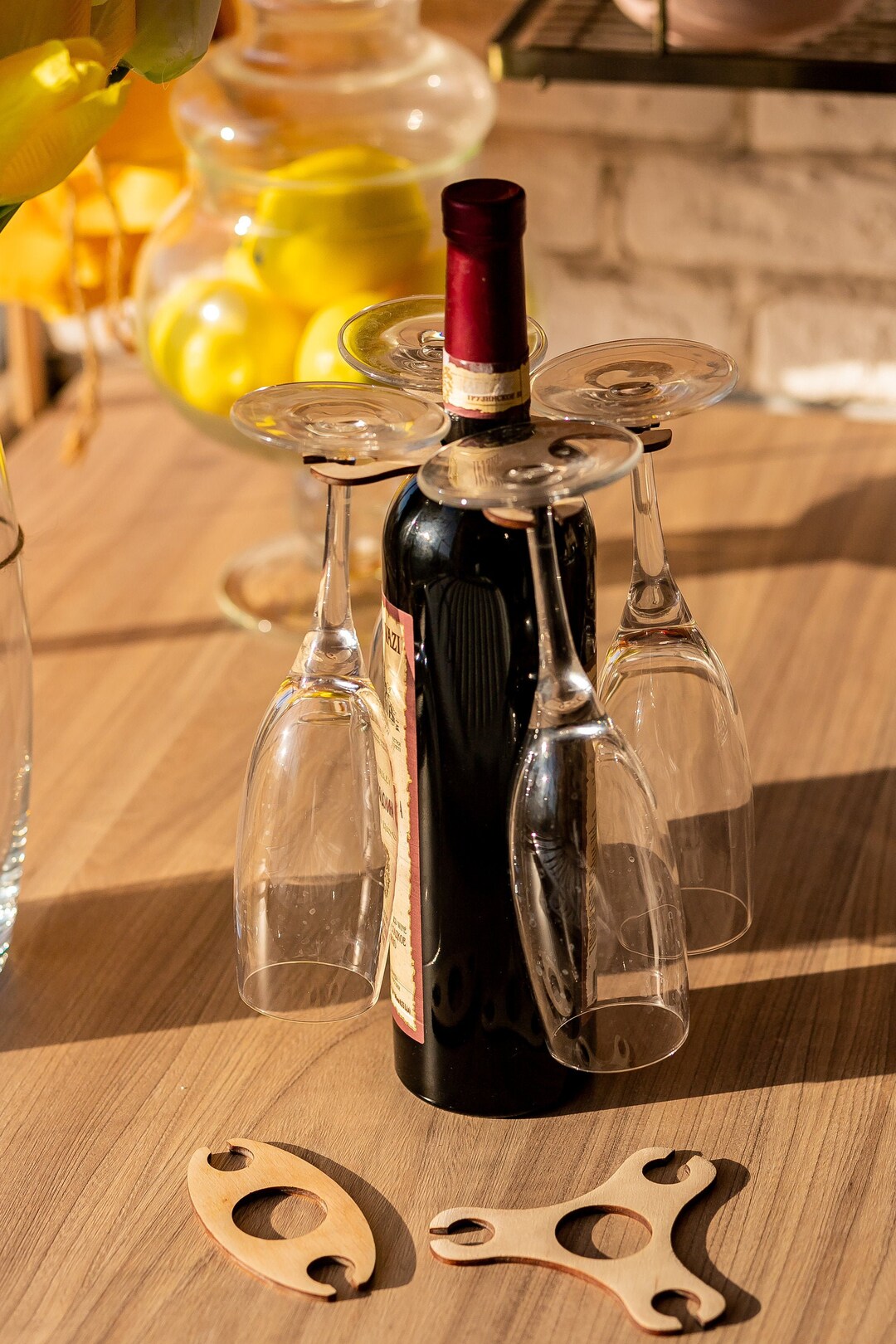 Wine Butler Set Cnc Plans.laser Cut Files SVG, DXF, CDR, Vector Plans ...