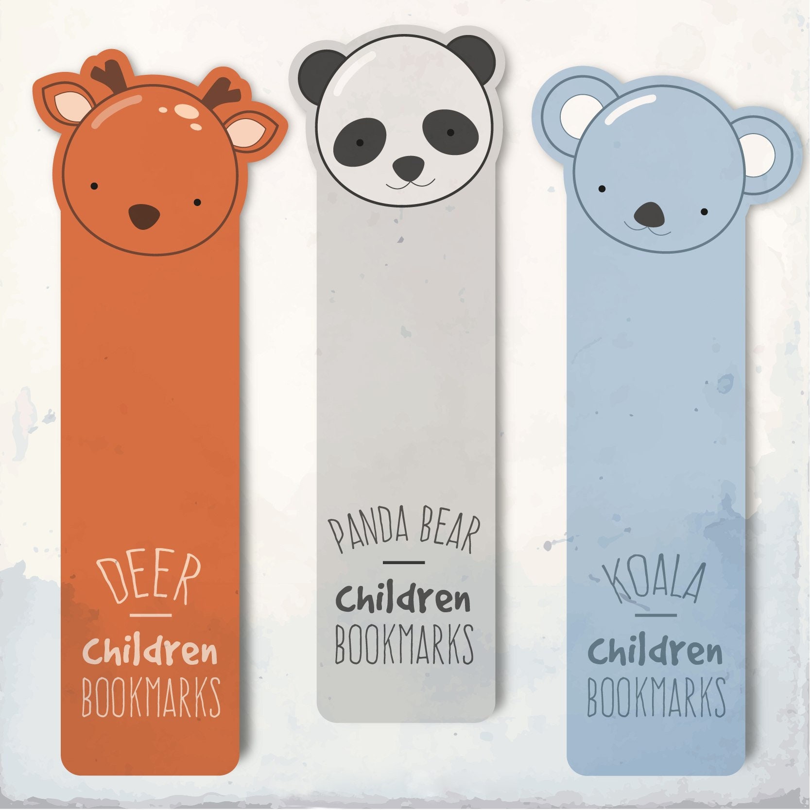 Laser Cut Bookmarks Deer Panda Koala. Bookmark Vector Laser - Etsy