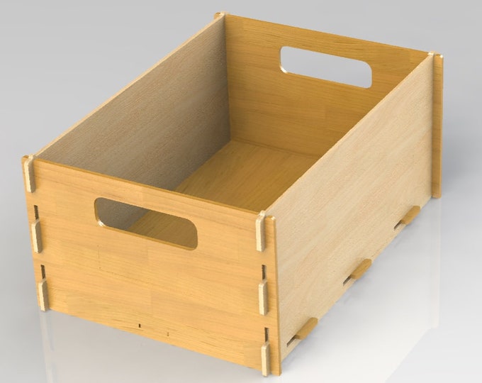 Box.svg, DXF, CDR, Vector Plans Glowforge Files Instant Download, Cnc ...