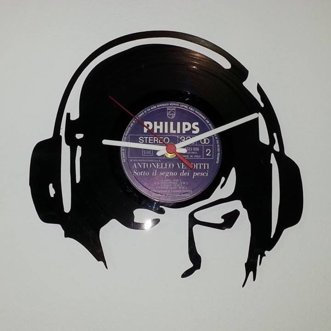 Vinyl Record Wall Clock.laser Cut Files SVG, DXF, CDR, Vector Plans ...