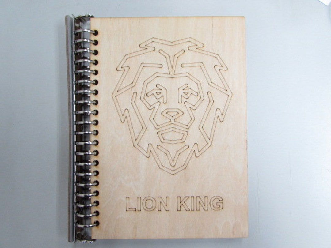 Book Cover With Lion.laser Cut Files SVG DXF CDR Vector Plans,files ...