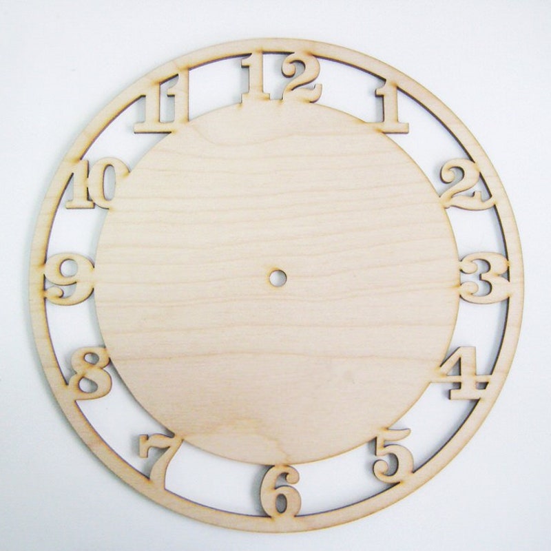 Laser Cut Clock - Etsy