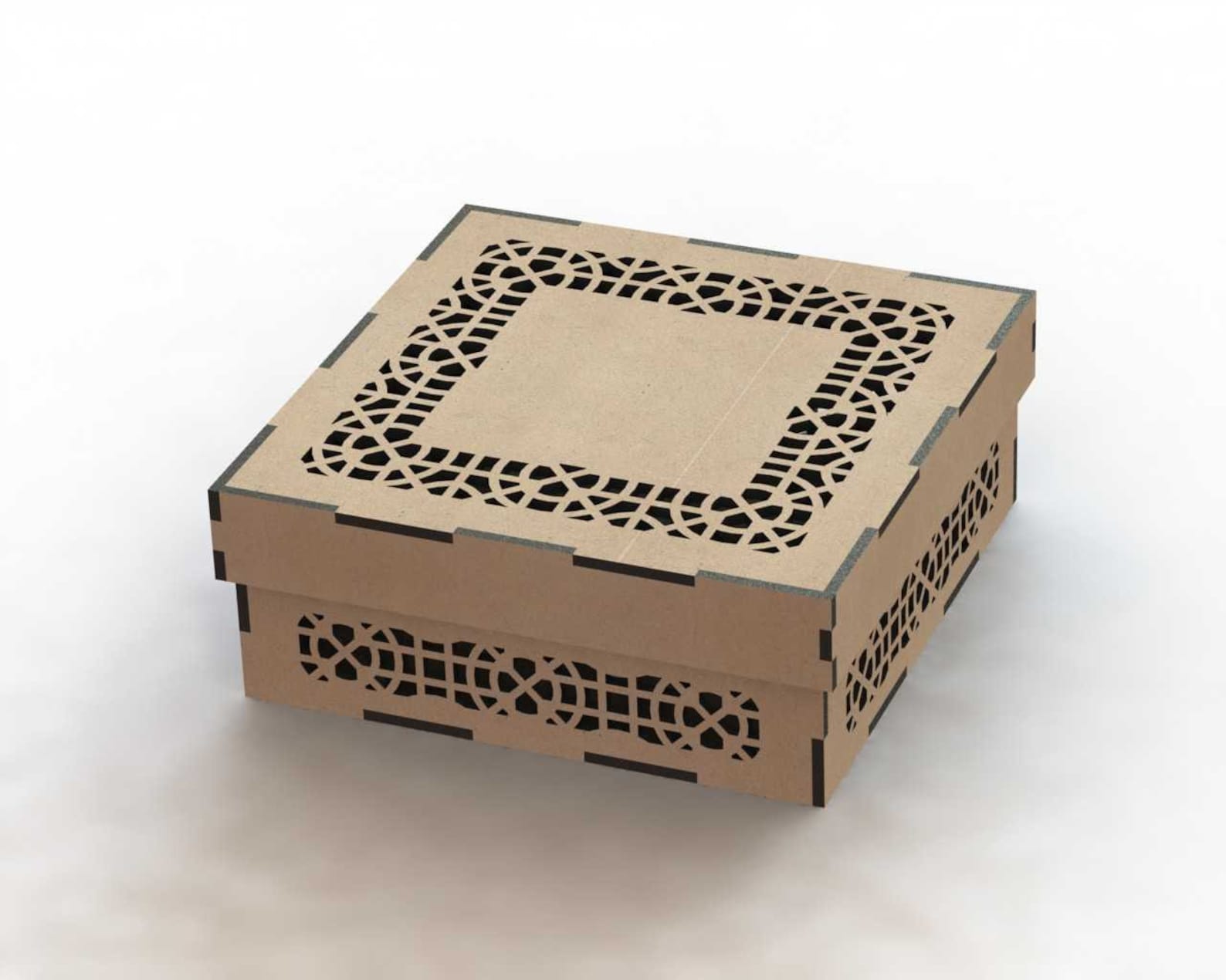 Box.svg, DXF, CDR, Vector Plans Glowforge Files Instant Download, Cnc ...