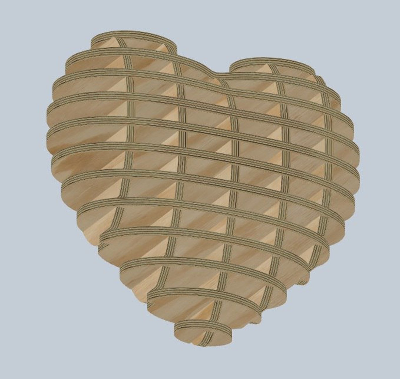 Heart Laser Cut Valentine Dxf Cnc File Svg Files Wooden - Etsy