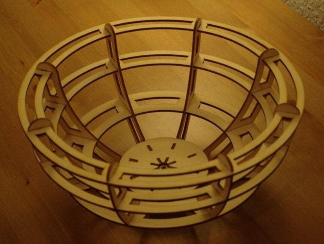 Fruit Bowl.laser Cut Files SVG DXF CDR Vector Plans Glowforge Files ...