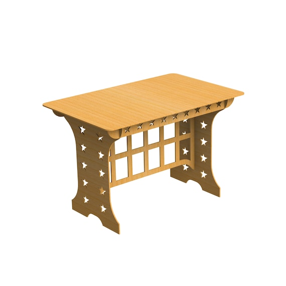 Home & Living laser cut, Bench and table for children.Laser cut files ...