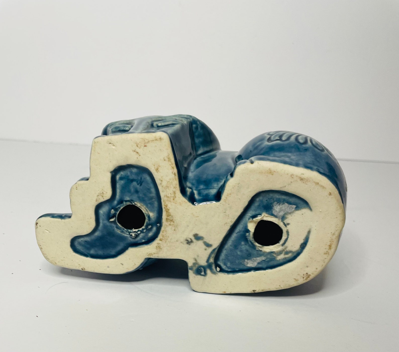 Vietnamese Folk Art Water Buffalo/bull. Ceramic Blue - Etsy