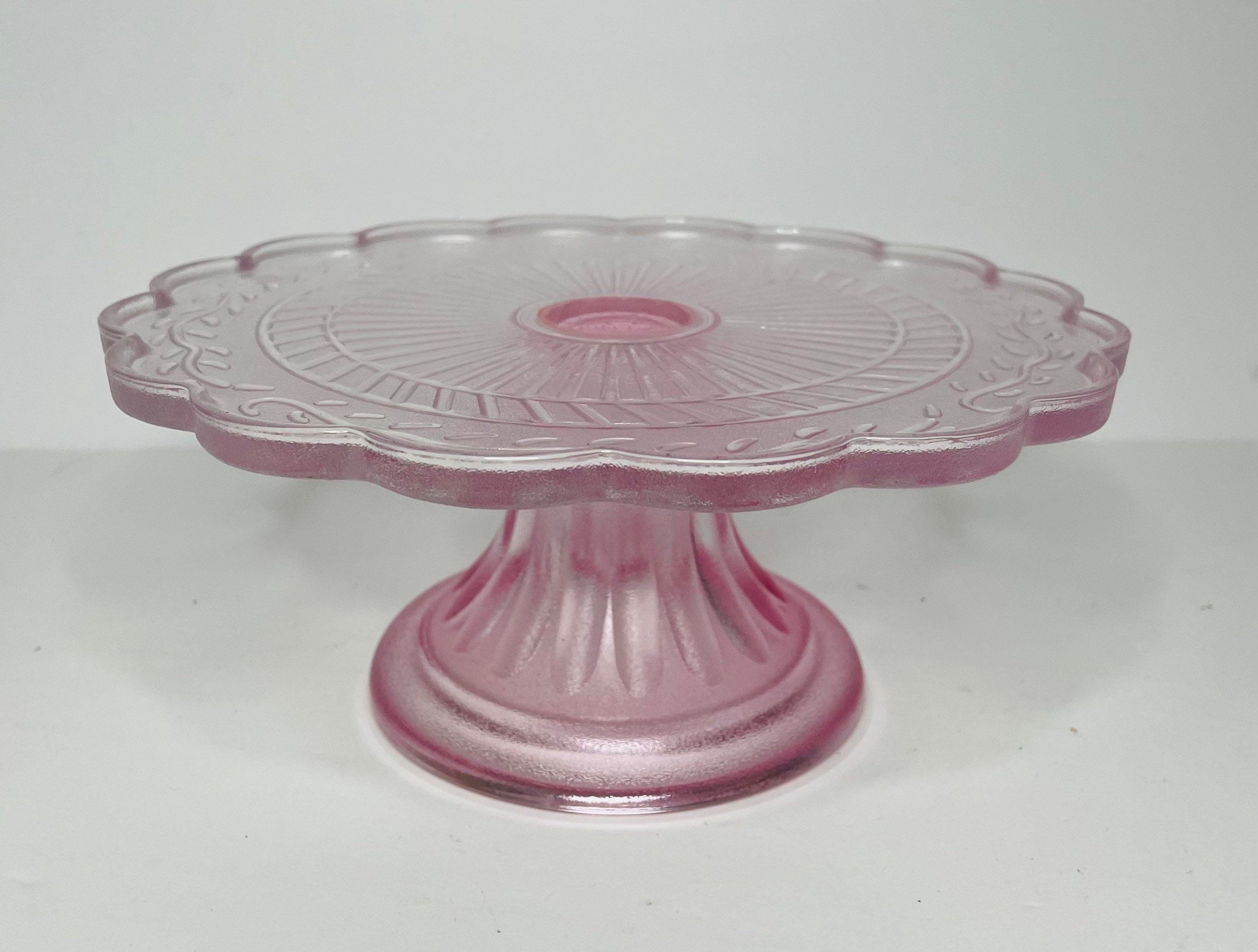 Pink Depression Glass Thistle